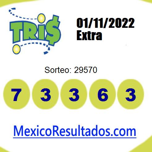 TRIS 01 de noviembre 2022 / MexicoResultados